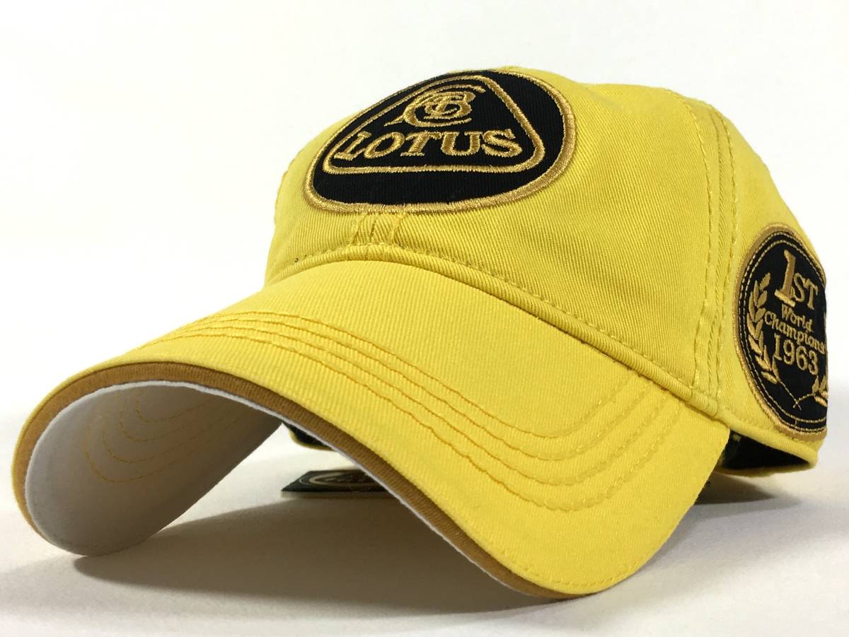 LOTUS ジムクラークビンテージ ベースボールキャップ イエロー – OUTERPLUS STORE