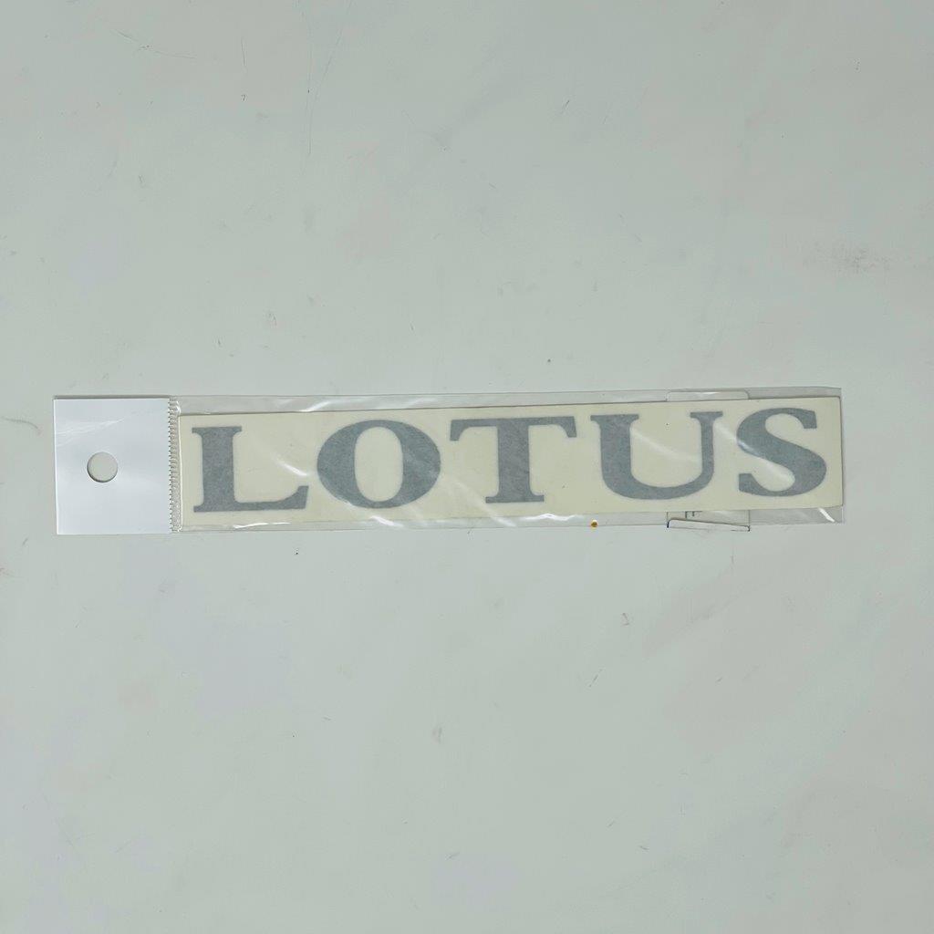 ロータス純正 デカール LOTUS Decal, LOTUS, silver, rear Clasmshel A111U0223F ...